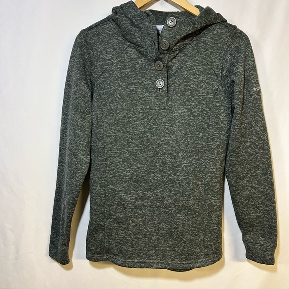 Columbia | Tops | Columbia Gray Pullover Sweatshirt Size Small Hooded ...
